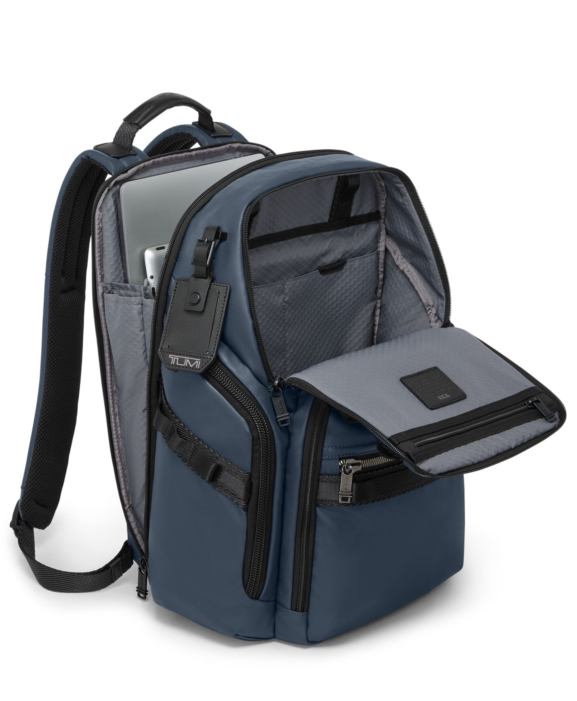 Search Backpack NAVY COATED CANVAS Original | TUMI Indonesia