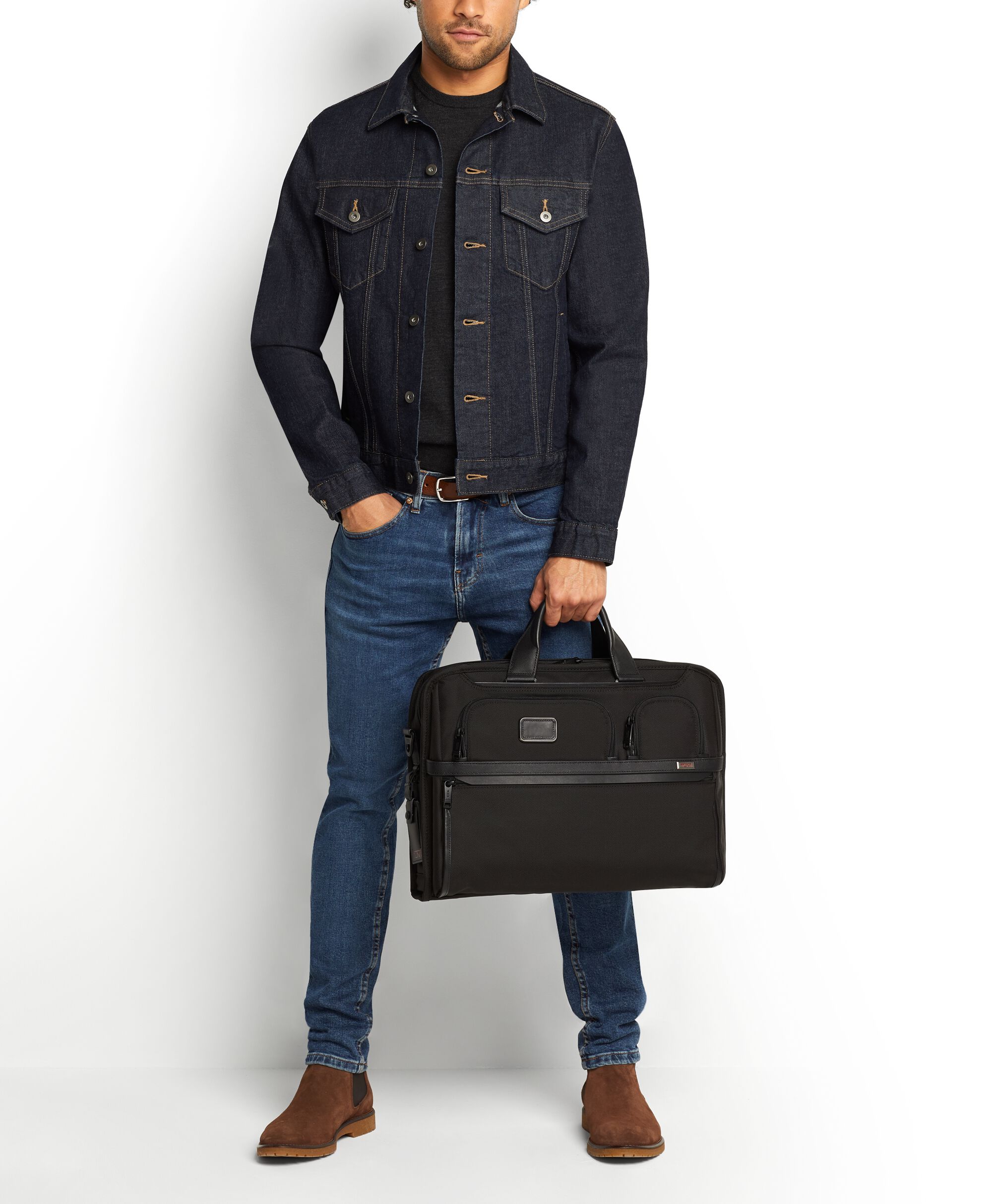 TUMI ALPHA COMPACT LG LAPTOP BRIEF | TUMI Indonesia