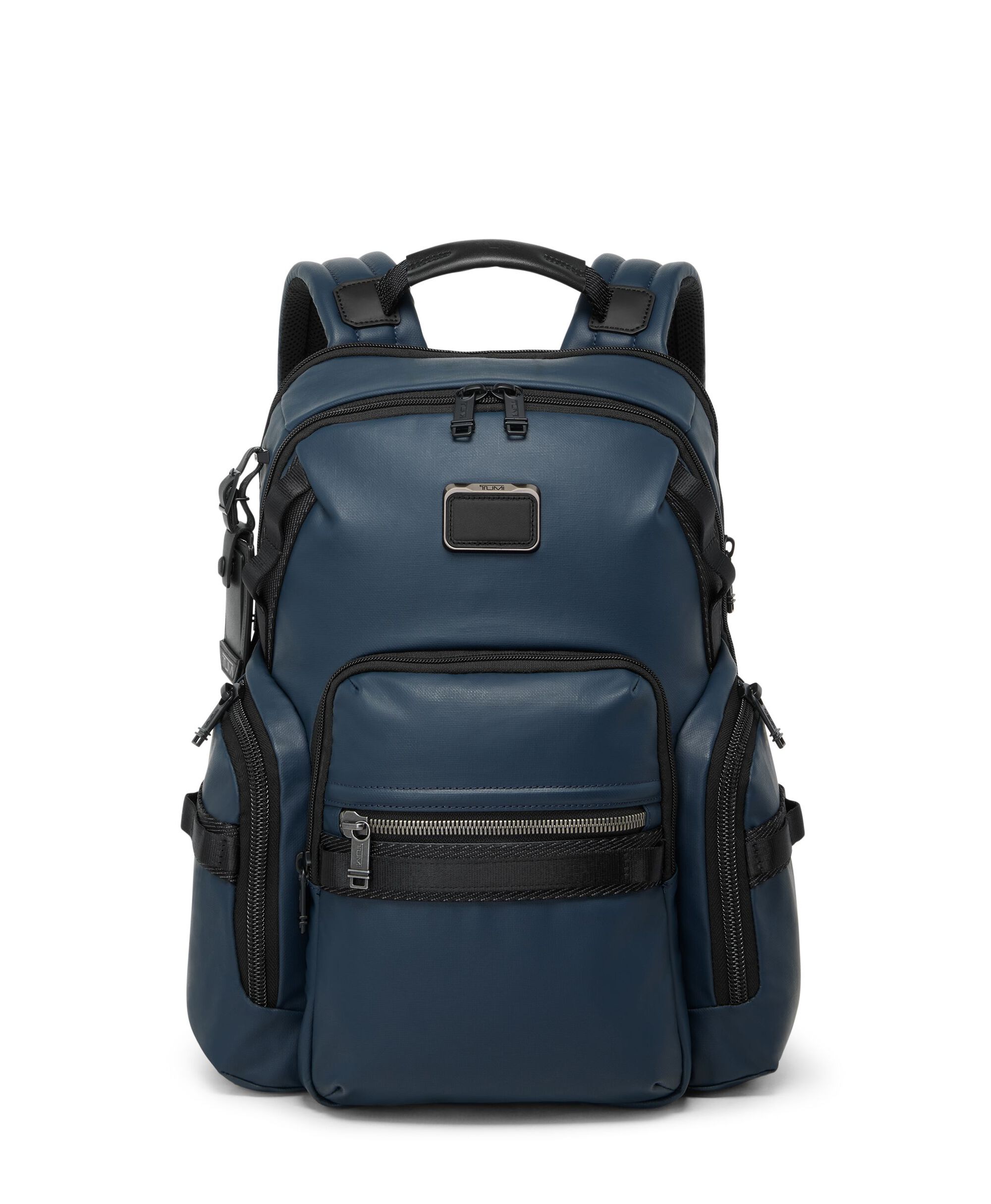 Navigation Backpack NAVY COATED CANVAS Original | TUMI Indonesia