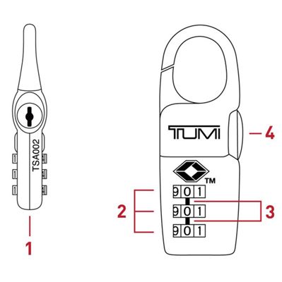 Setting your TUMI Lock | TUMI ID